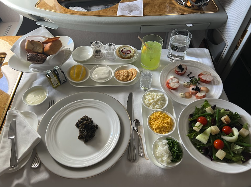 Emirates First Class A380 Review | RoundAbout Travel